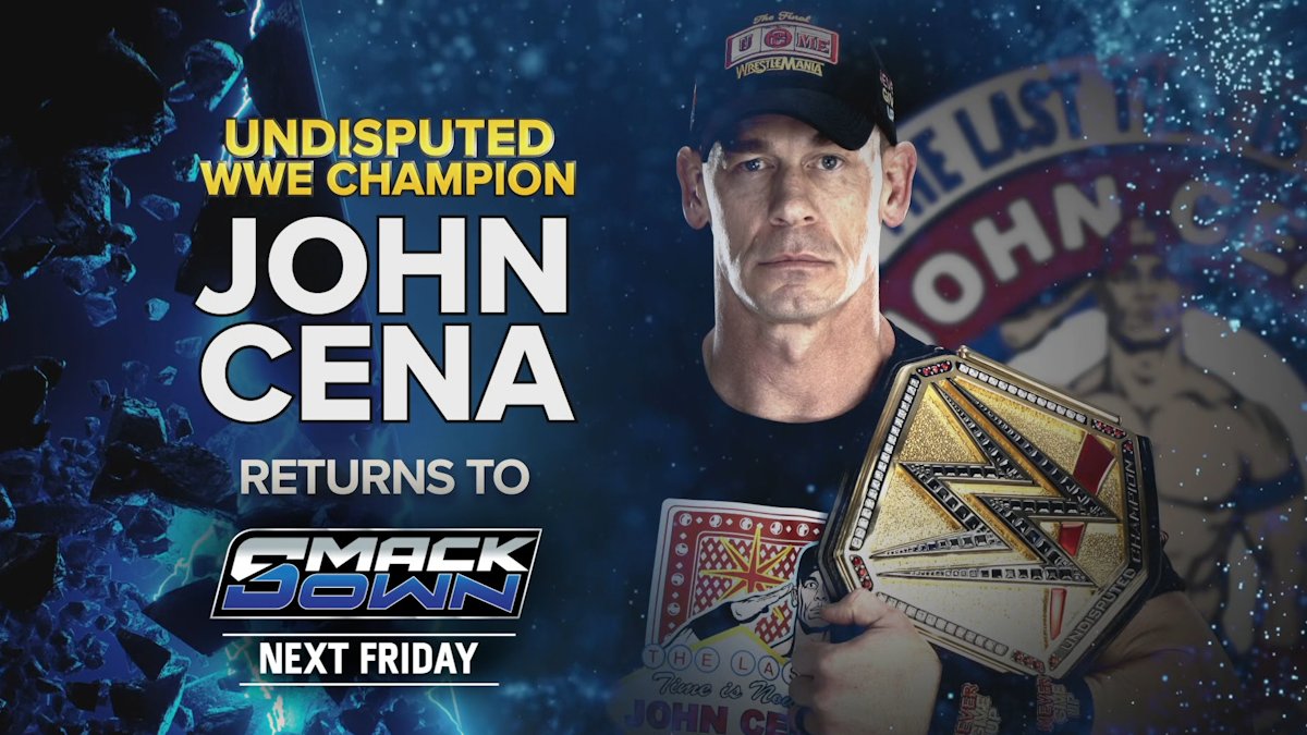 John Cena set the Smackdown look before backlash
