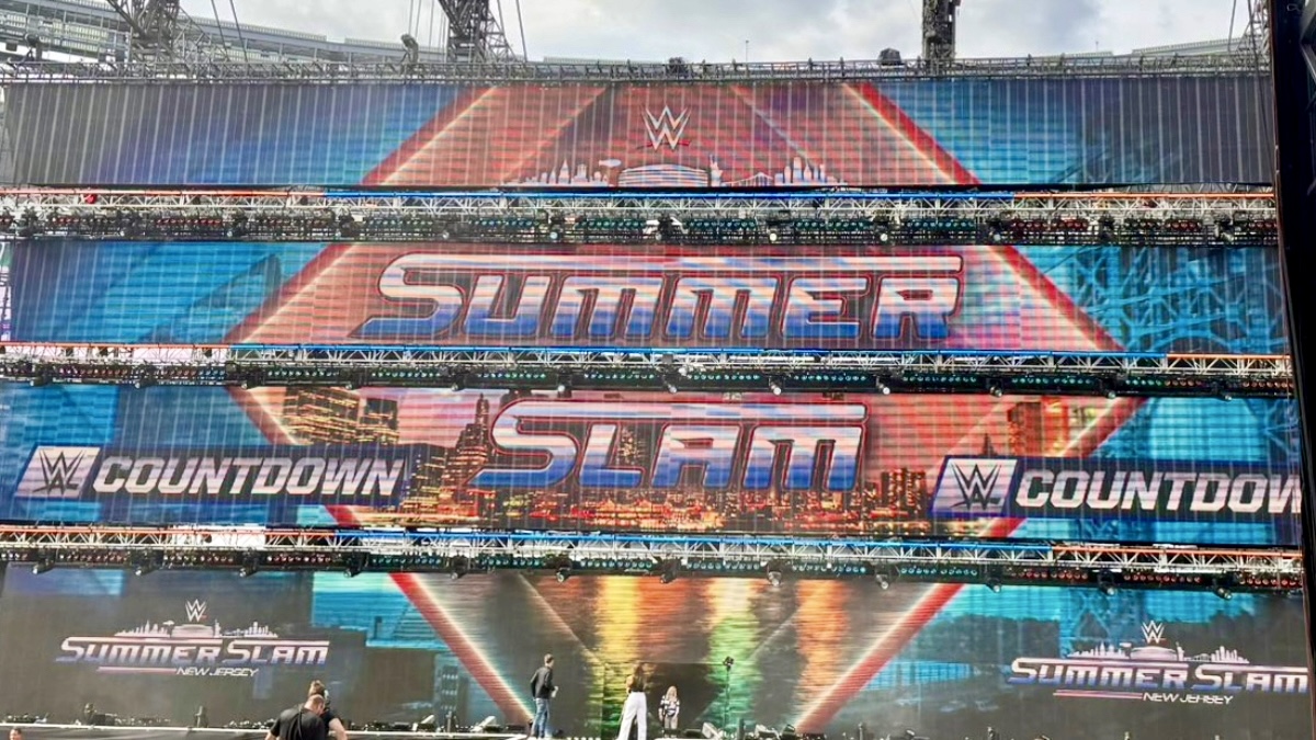 First appearance of WWE SummerSlam 2025 stage
