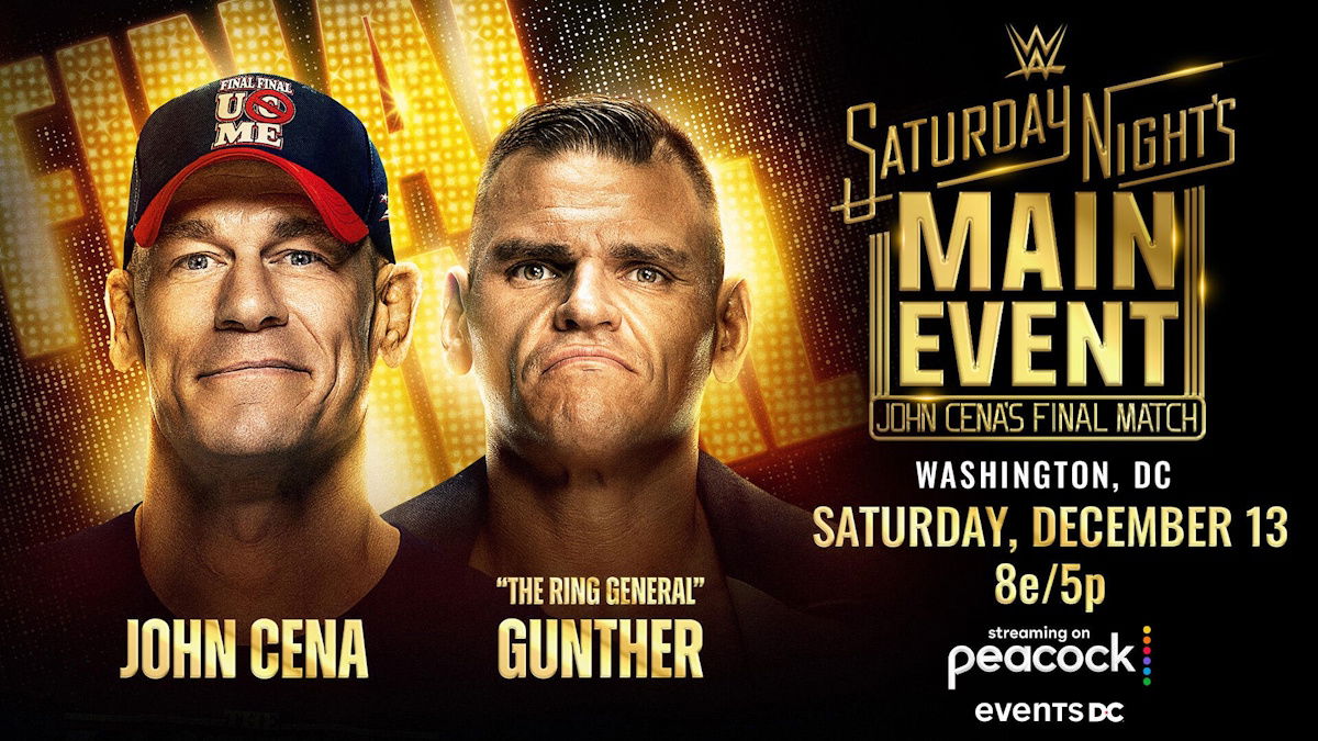 John Cena WWE Retirement Match Card Arrangement Major Update